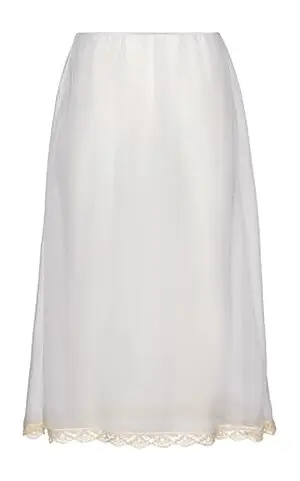 Magda Butrym Lace-trim Midi Skirt - White