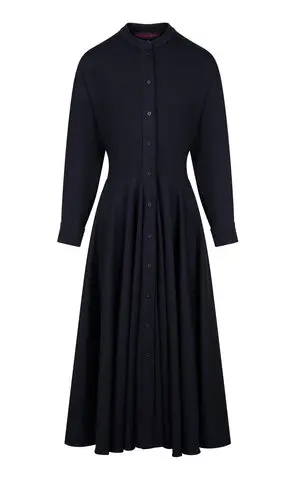 Martin Grant Ful-circle Midi Dress With Kimono Sleeves