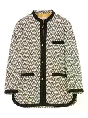 Valentino Garavani Jacquard-pattern Jacket - Neutrals