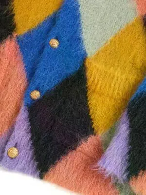 Valentino Garavani Rhombelle-pattern Button-up Cardigan