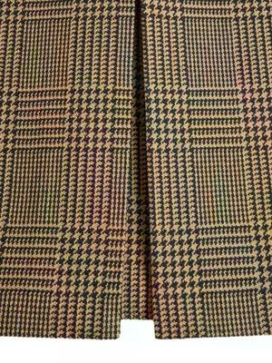 Valentino Garavani Check-print Double-breasted Coat