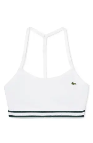 Lacoste Brassiere Rib Bralette - White