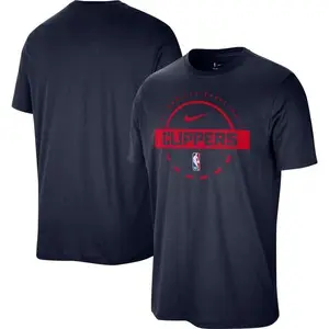 Nike La Clippers Authentic Practice T-shirt - Navy