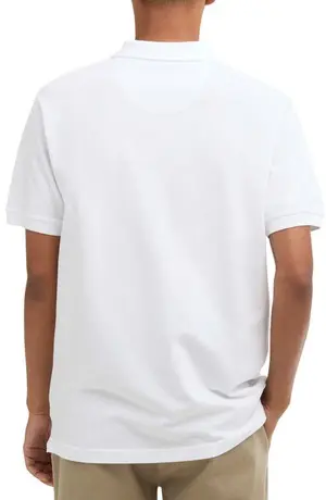 Barbour Tailored Fit Pima Cotton Polo - White