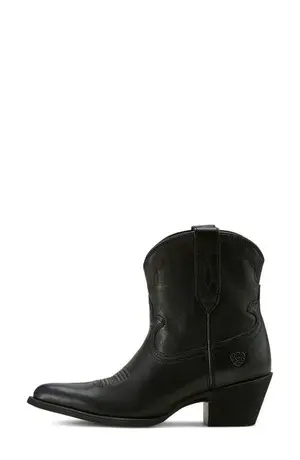 Ariat Maggie J Toe Short Western Boots - Black Night