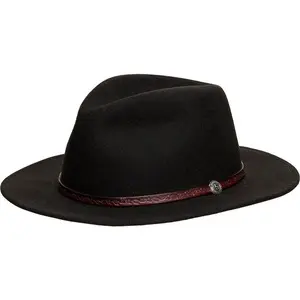 Stetson Cromwell Fedora Hat - Black