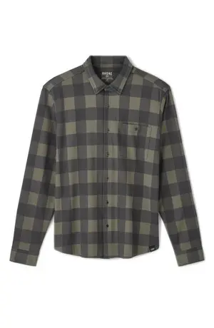 RHONE Hardy Check Flannel Button-up Shirt
