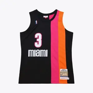 Mitchell & Ness Dwyane Wade Miami Heat 2005-06 Hardwood Classics Authentic Jersey - Black