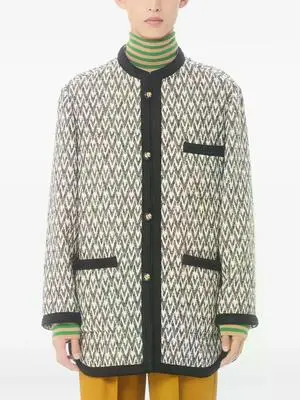 Valentino Garavani Jacquard-pattern Jacket - Neutrals