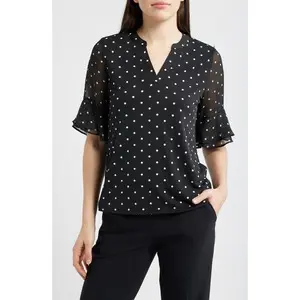 Anne Klein Trimmed Blouses