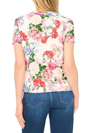 Ted Baker London Floral Knit T-shirt