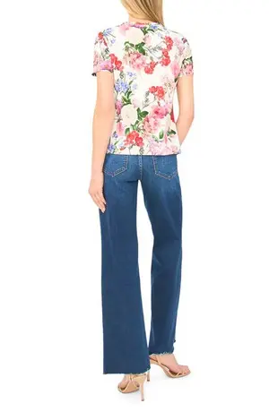 Ted Baker London Floral Knit T-shirt