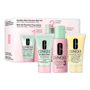 CLINIQUE Healthy Skin Routine: Mini 3-step Skincare Set For Combination Oily Skin - One-color