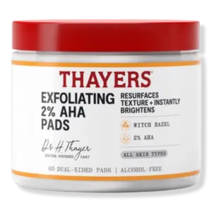 THAYERS Exfoliating 2% Aha Pads - One-color