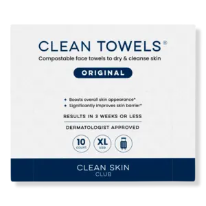 CLEAN SKIN CLUB Clean Towels Original Disposable Face Towels - One-color