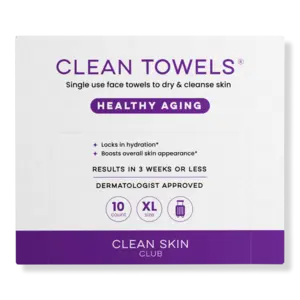 CLEAN SKIN CLUB Clean Towels Healthy Aging Disposable Face Towels - One-color