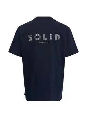 SOLID HOMME Logo-detail T-shirt