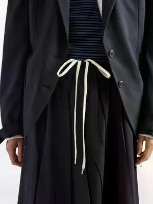 Prada Light Wool Midi Skirt
