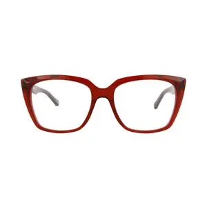 Balenciaga Cat Eye Acetate Optical Frames - Red