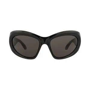 Balenciaga Shield Frame Bio Injection Sunglasses - Black