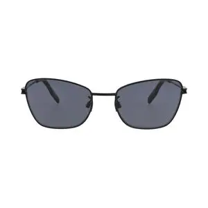 Alexander McQueen Cat Eye Metal Sunglasses - Black