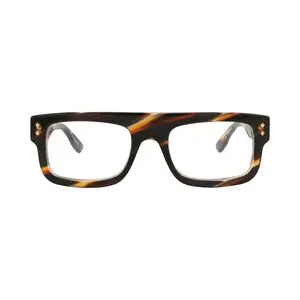 Gucci Square Acetate Optical Frames - Brown