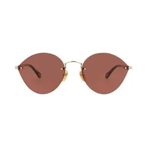 Chloé Cat Eye Metal Sunglasses - Gold
