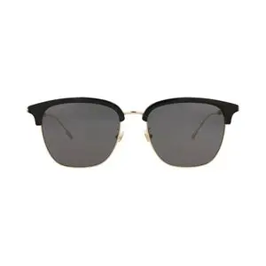 Gucci Round Frame Recycled Acetate Sunglasses - Black