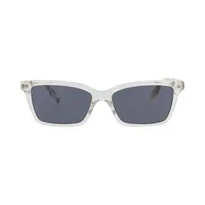 Alexander McQueen Square Frame Acetate Sunglasses - White