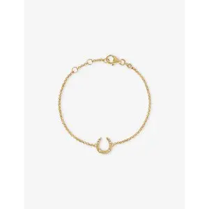 Astley Clarke Biography Horseshoe Bracelet - Yellow Gold Vermeil