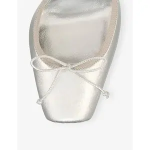 CHRISTIAN LOUBOUTIN Cassia Lace-up Nappa Leather Pumps - Silver/lin Silver