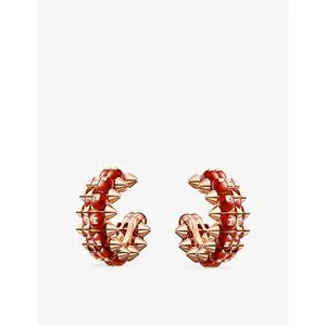 CARTIER Clash De And Agate Hoop Earrings - Rose Gold