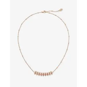 CARTIER Clash De 18ct Rose-gold And Pink Chalcedony Necklace - Rose Gold