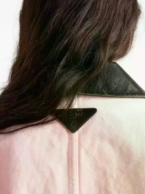 Prada Leather Collar Jacket