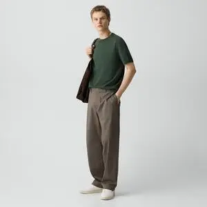 Theory Straight Chino Pant In Moonsoft Cotton - Morel