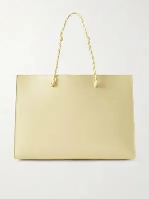 JIL SANDER Tangle Large Leather Tote - Yellow