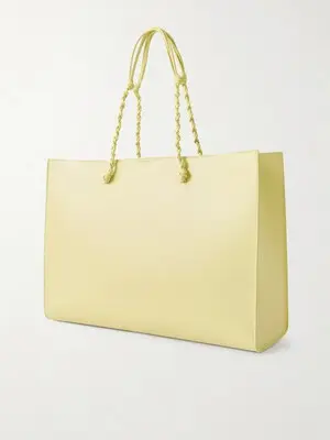 JIL SANDER Tangle Large Leather Tote - Yellow