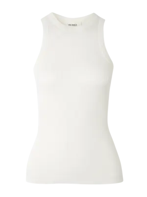 LISA YANG Amya Ribbed Tank - Neutrals