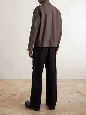 Sacai Cotton-poplin Jacket - Brown