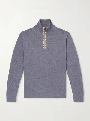 Burberry Zip Up Knitwear For Men
