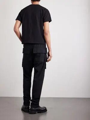 Rick Owens Creatch Tapered Cargo Trousers - Black