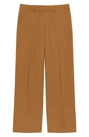 Theory Stretch Wool Wide Leg Pants