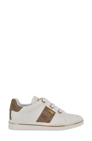 Guess Stew Lace-up Sneakers - White