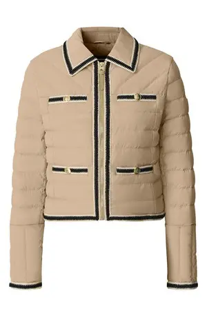 Mackage Petunia Water Repellent Puffer Jacket With Trim Detail