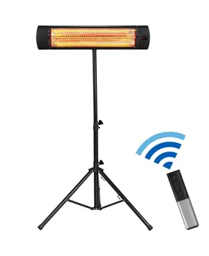 SUGIFT 1500w Infrared Space Heater Carbon Fiber With Ip65 Rating And Remote