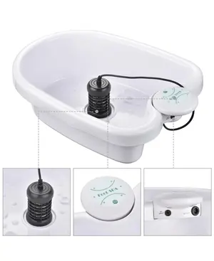 BYOOTIQUE Ionic Detox Foot Bath Spa Machine With 6 Pack Round Arrays For Ionic Detox Foot Bath Spa Cleanse Machine Replacement
