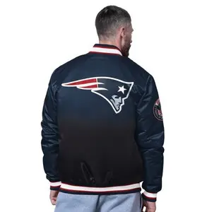 STARTER New England Patriots Pass Rush Varsity Full-snap Jacket