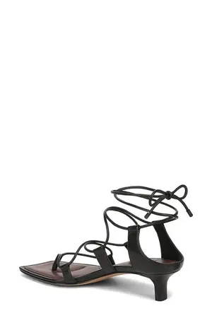 Vince Paulette Ankle Wrap Sandal - Black