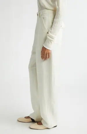 WALES BONNER Hymn High-waist Wide-leg Pants