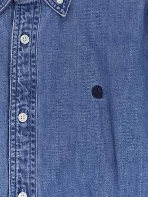 Carhartt Work In Progress Lucas Cotton Shirt - Blue